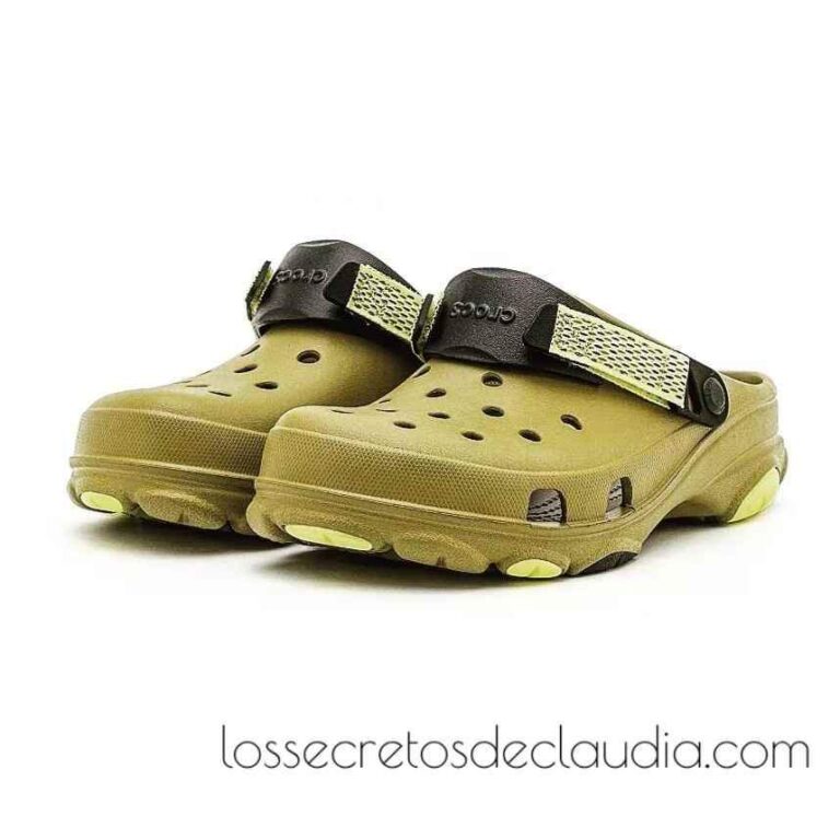 Zuecos CROCS Classic Terrain verde oliva tendencia - Los Secretos de ...